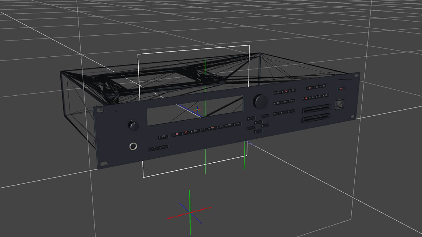 Roland Jv-1080 Synthesizer 3D Model by GMArtworks