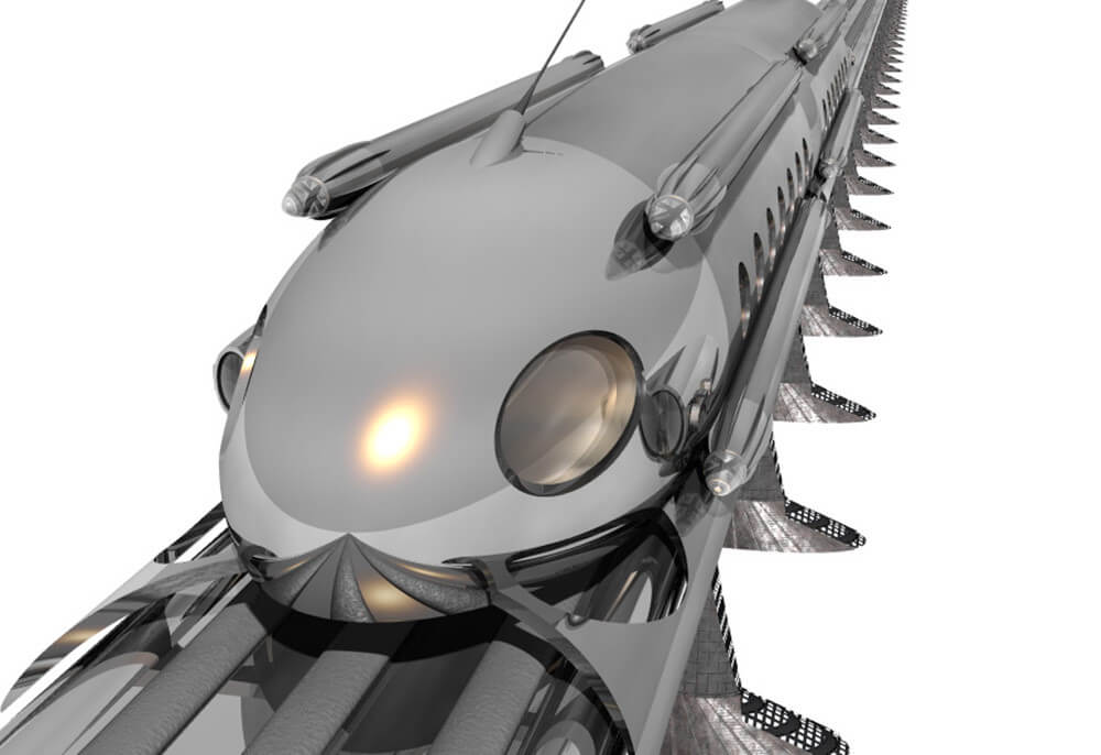 Space Train (Bryce 7 Model) - 3D Model by GMArtworks