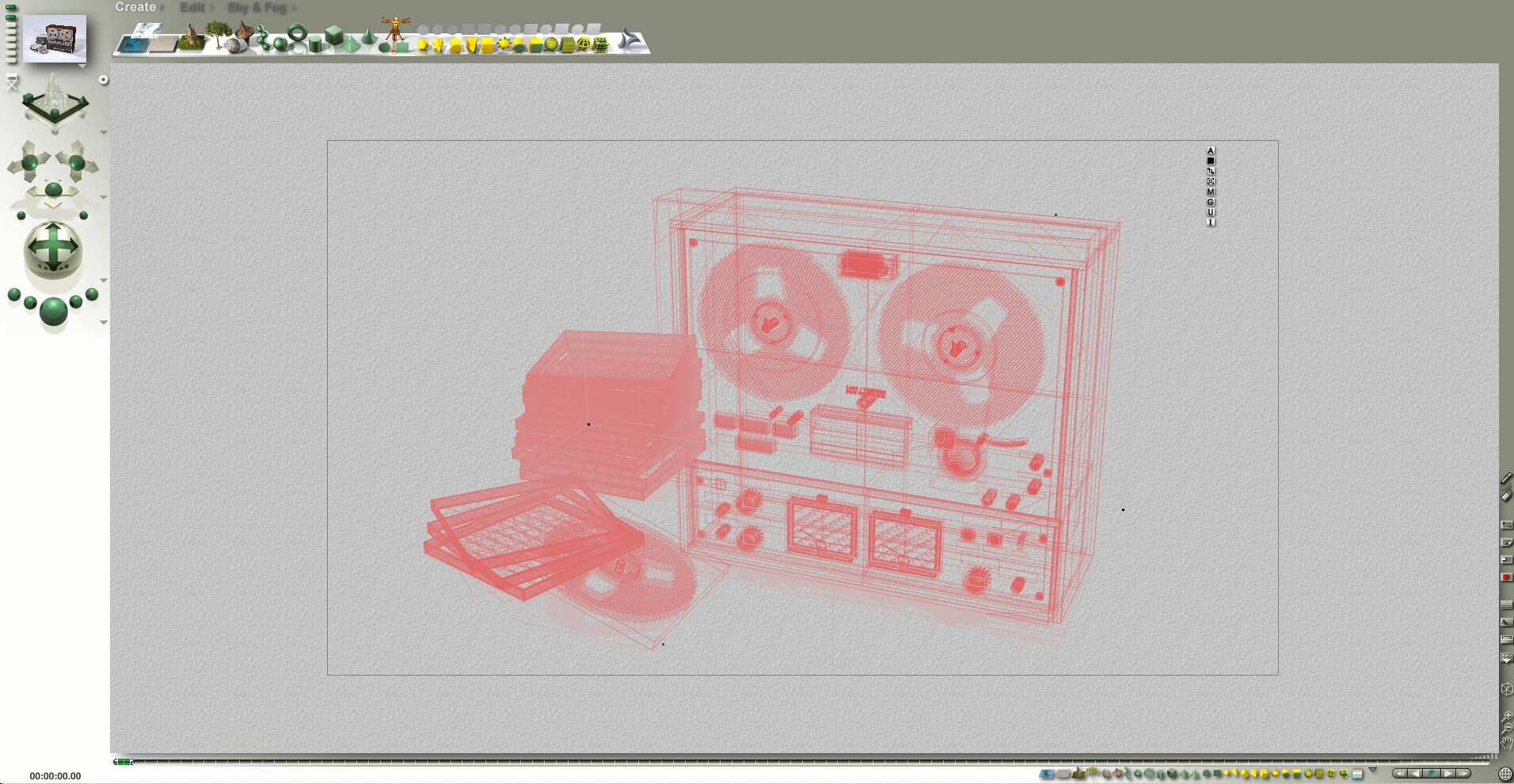 Teac AR-40S Tape Recorder (Bryce 7 Model) 3D Model by GMArtworks