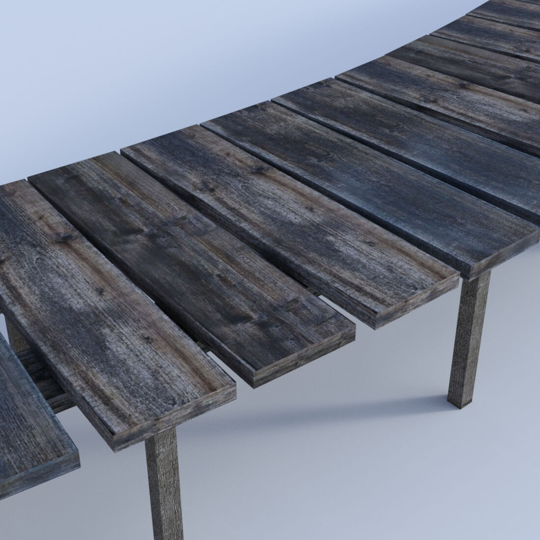 Wooden Walkway - 3D Model by GMArtworks