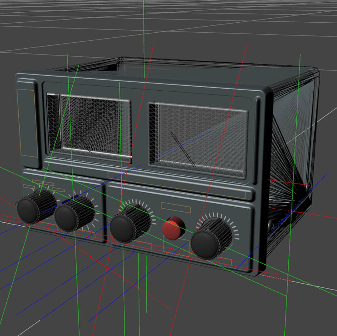 Zetagi Hp-1000 Swr-Power Meter 3D Model by GMArtworks