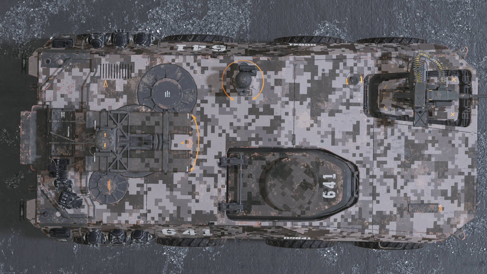 Sci-Fi APC RS-03 3D Model by GMR Models