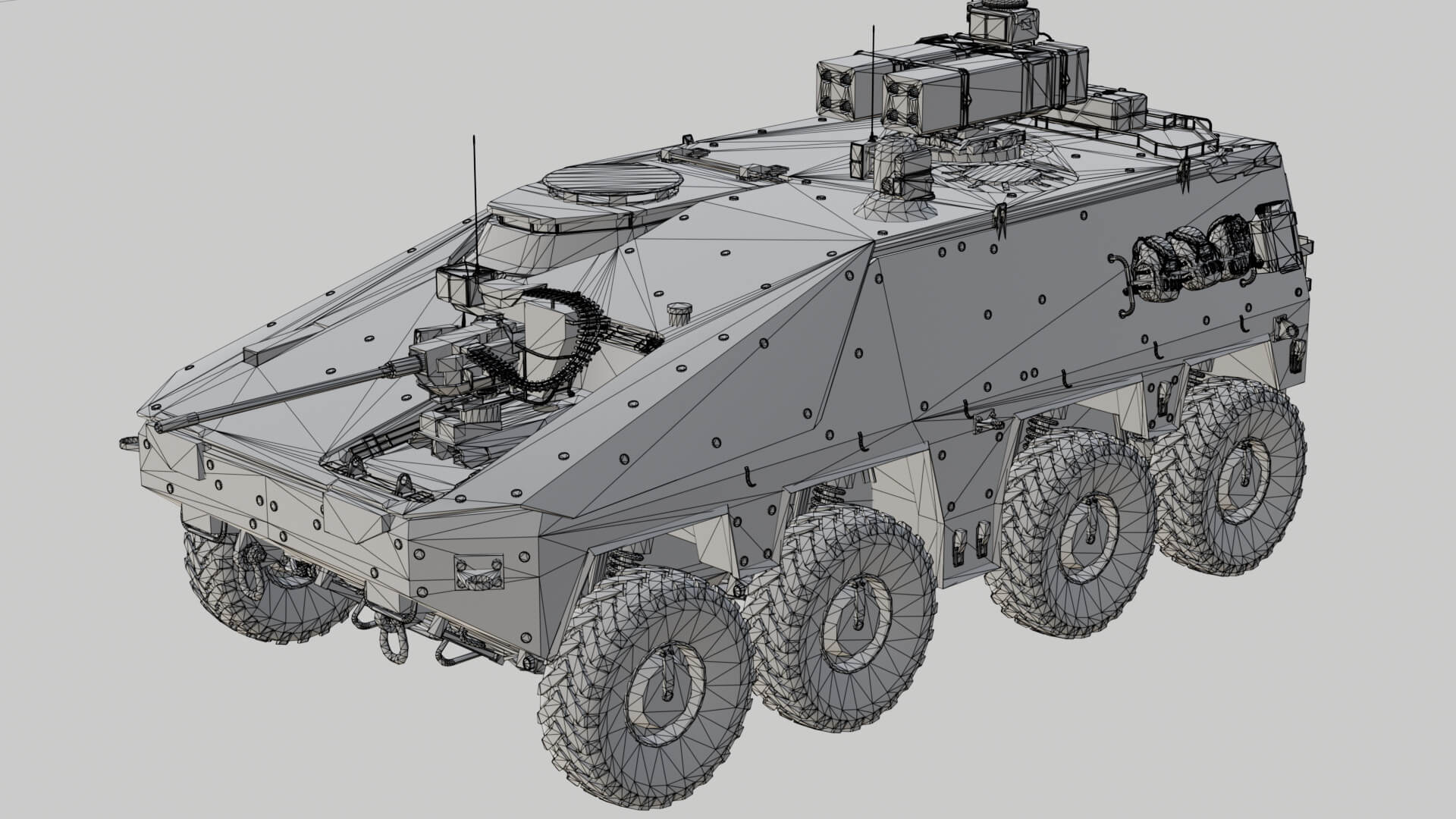 Sci-Fi APC RS-03 3D Model by GMR Models