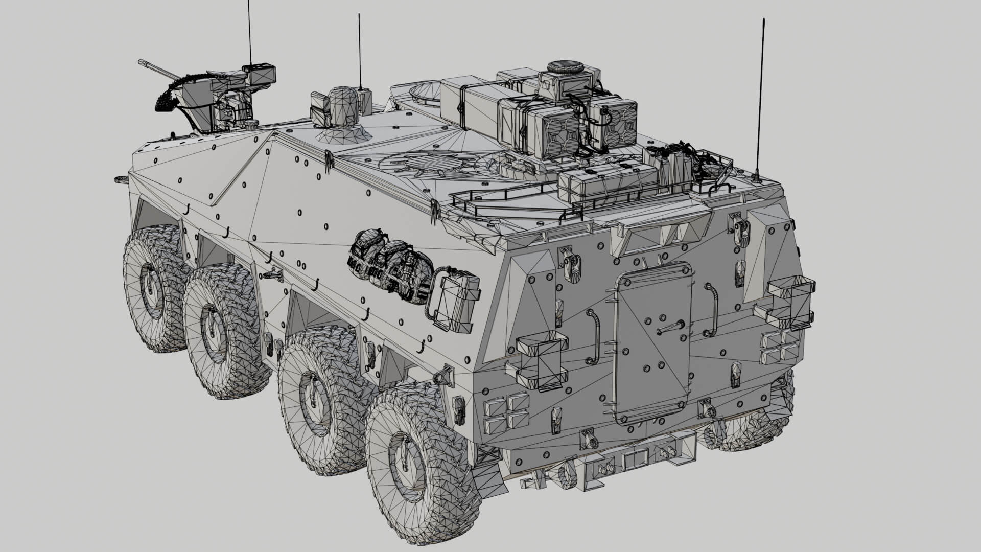 Sci-Fi APC RS-03 3D Model by GMR Models