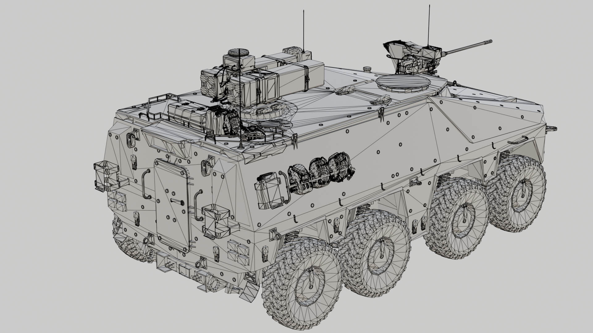 Sci-Fi APC RS-03 3D Model by GMR Models