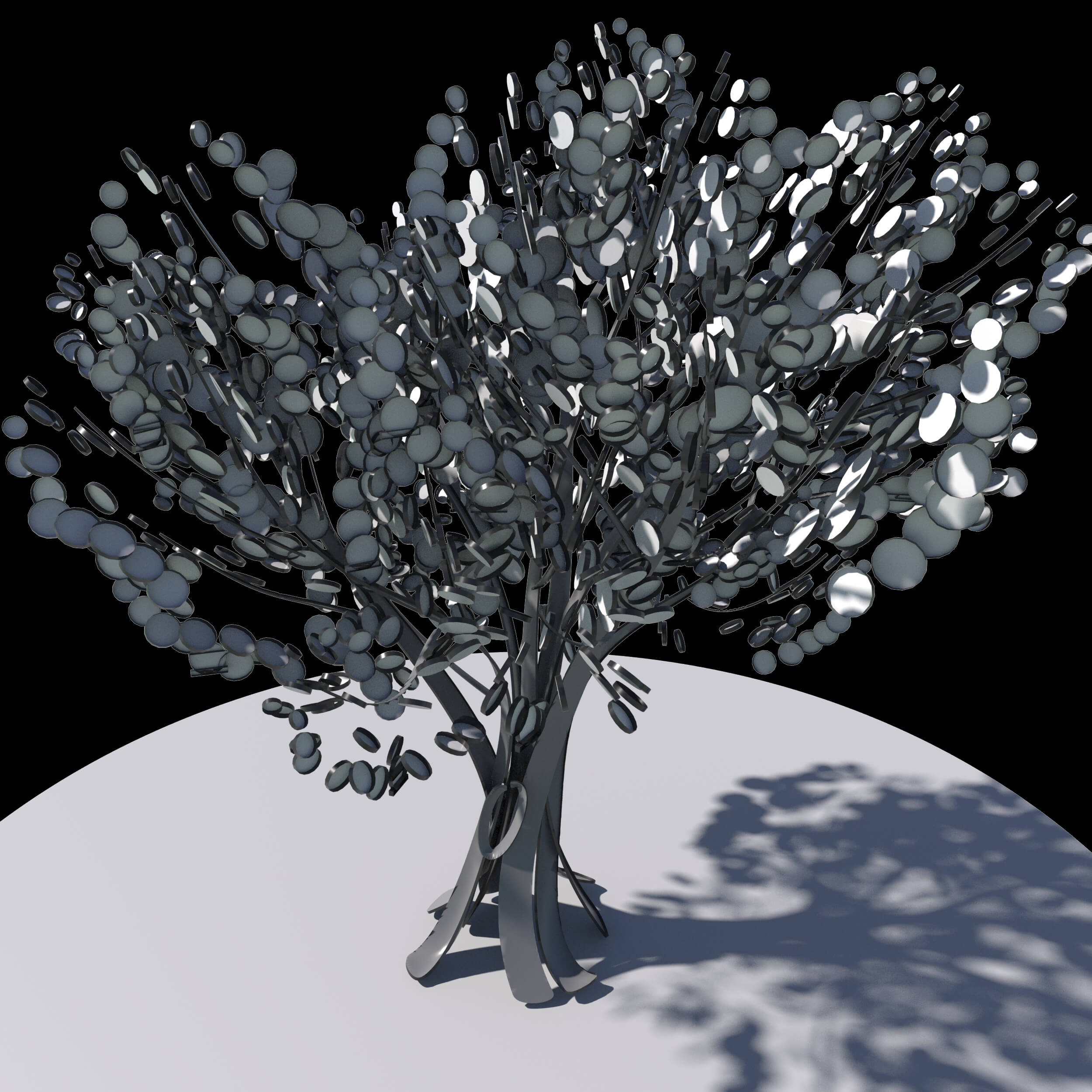 Cartoon Tree S1Cv3 - 3D Model by Gobotree