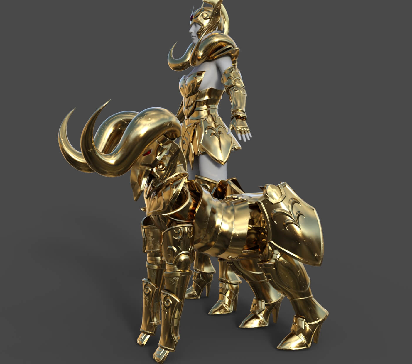 Saint Seiya Gold Cloth Aries for G8F - Daz Content by godless