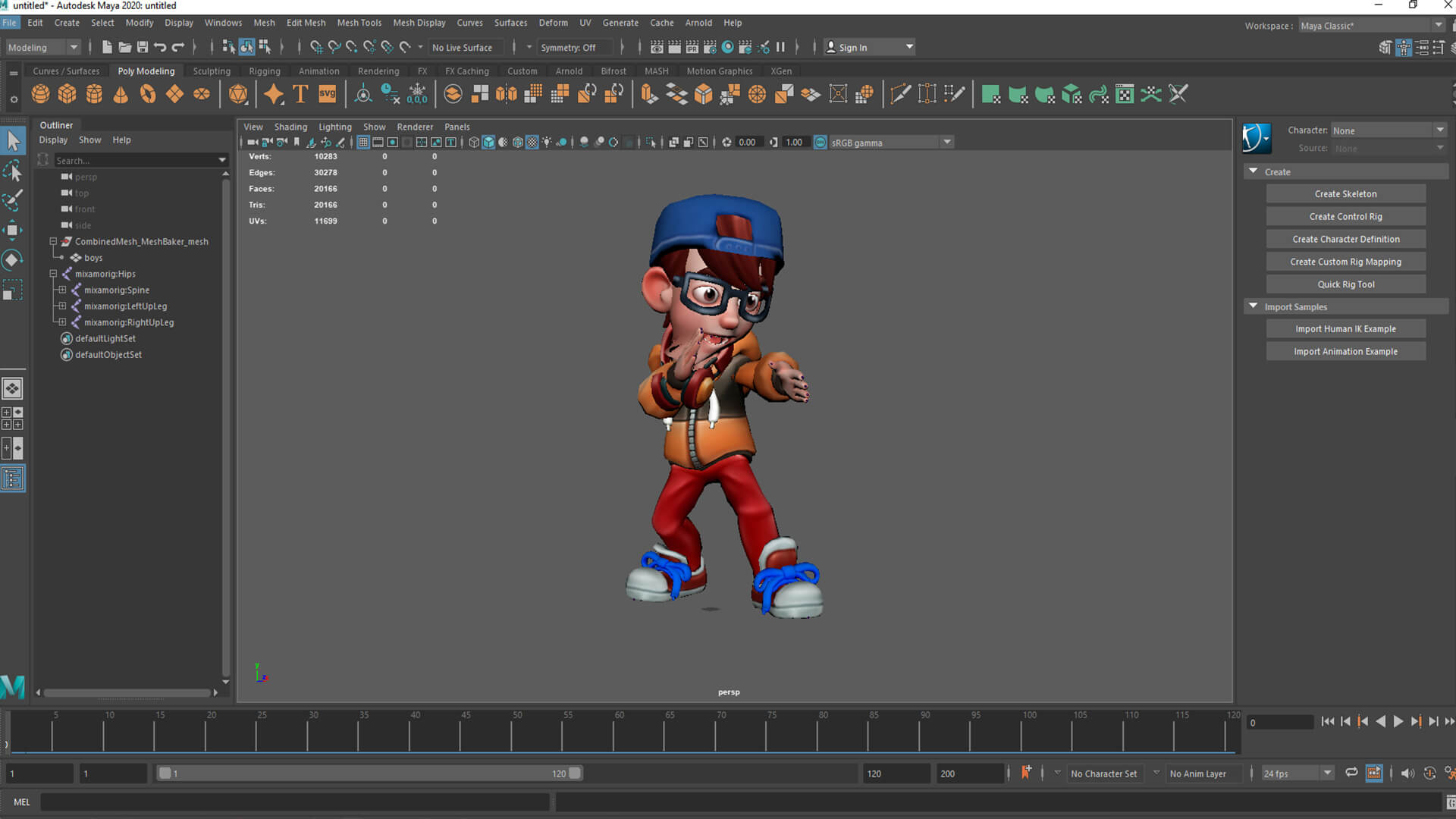 Cartoon Boy Girl Animated With Textures - 3D Model by Gold Coin