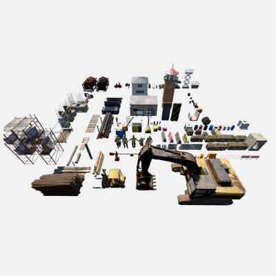 New Ultimate Industrial Pack With Textures - 3D Model by Gold Coin