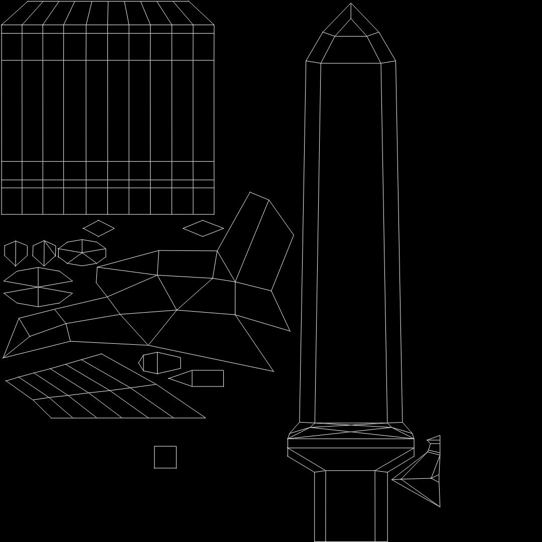 Sword and Hammer Item with PBR Textures - 3D Model by Gold Coin