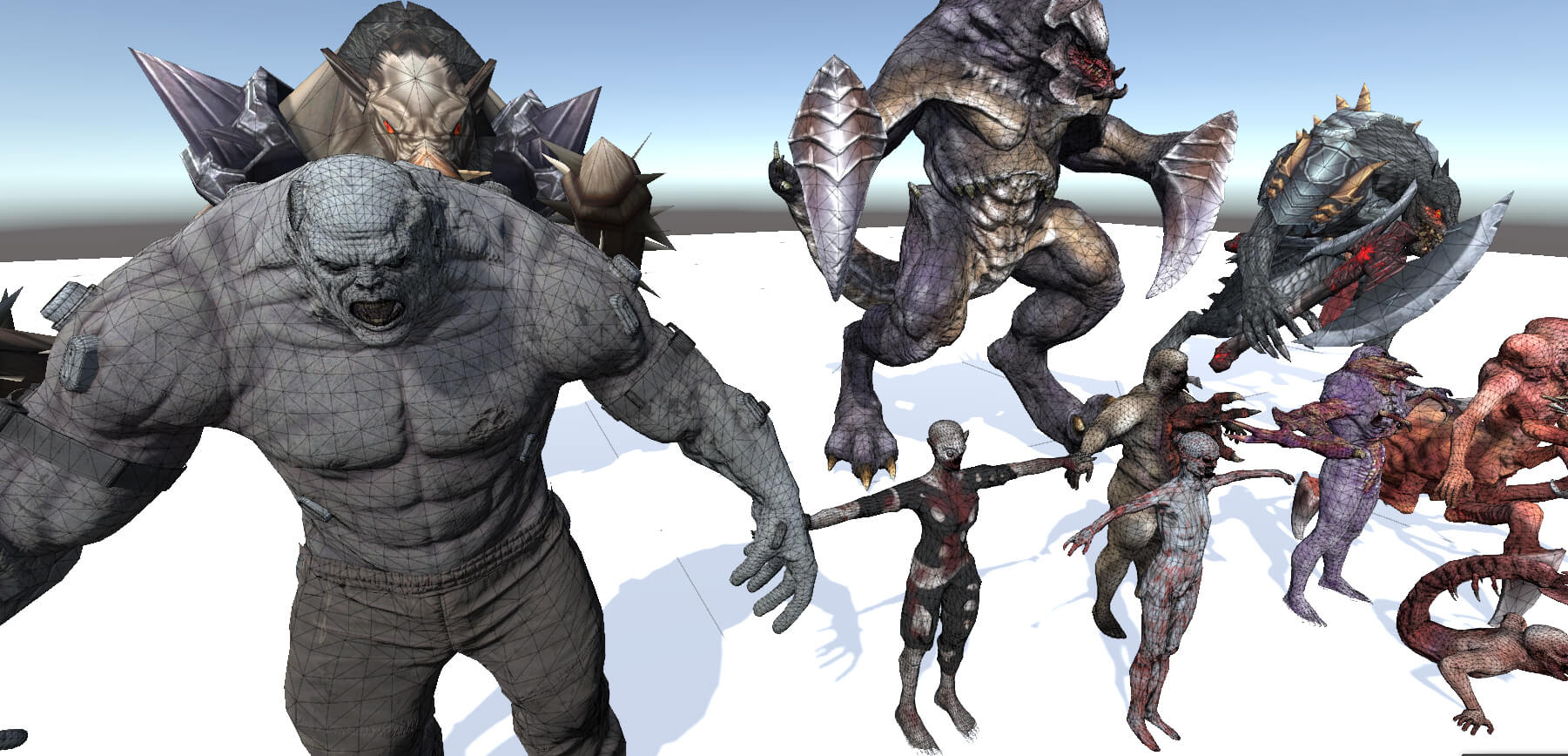 Zombies Animated Characters Sound and Texture Full Pack - 3D Model by ...