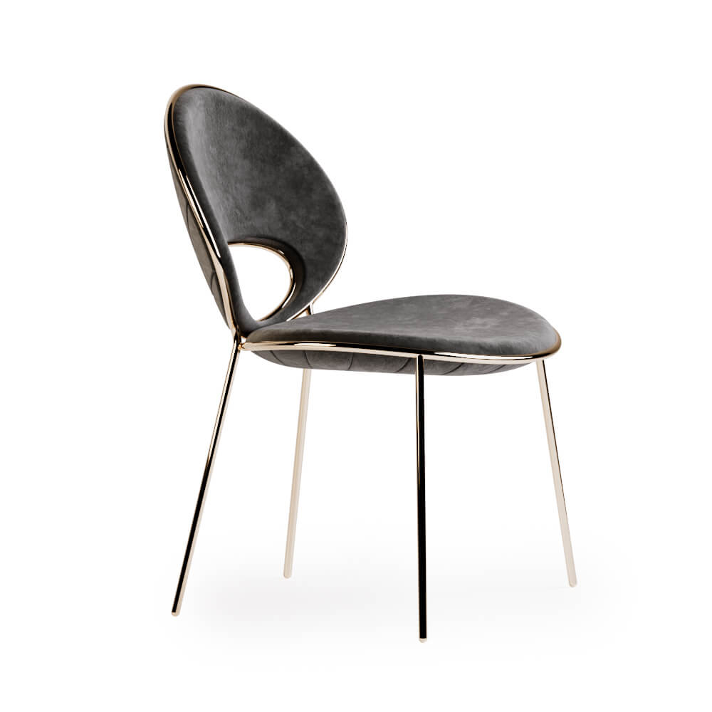 603 Black Pearl Chair2 - 3D Model by GOLD MASTER