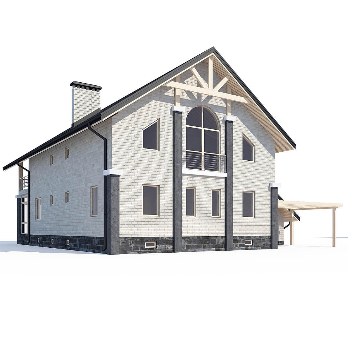 Abs House V343 - 3D Model by GOLD MASTER