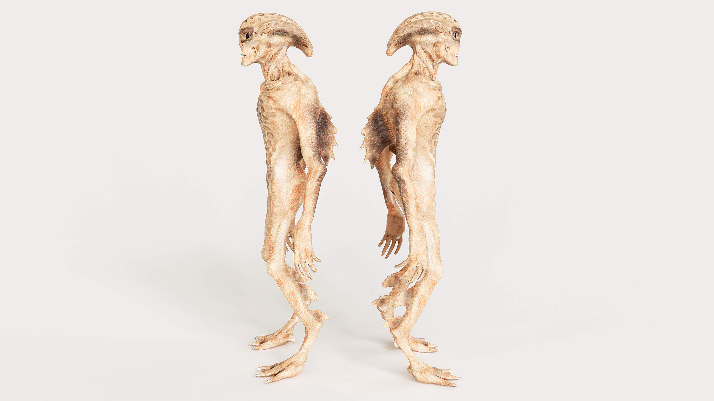 Aquatic Alien Creature - 3D Model by GOLD MASTER