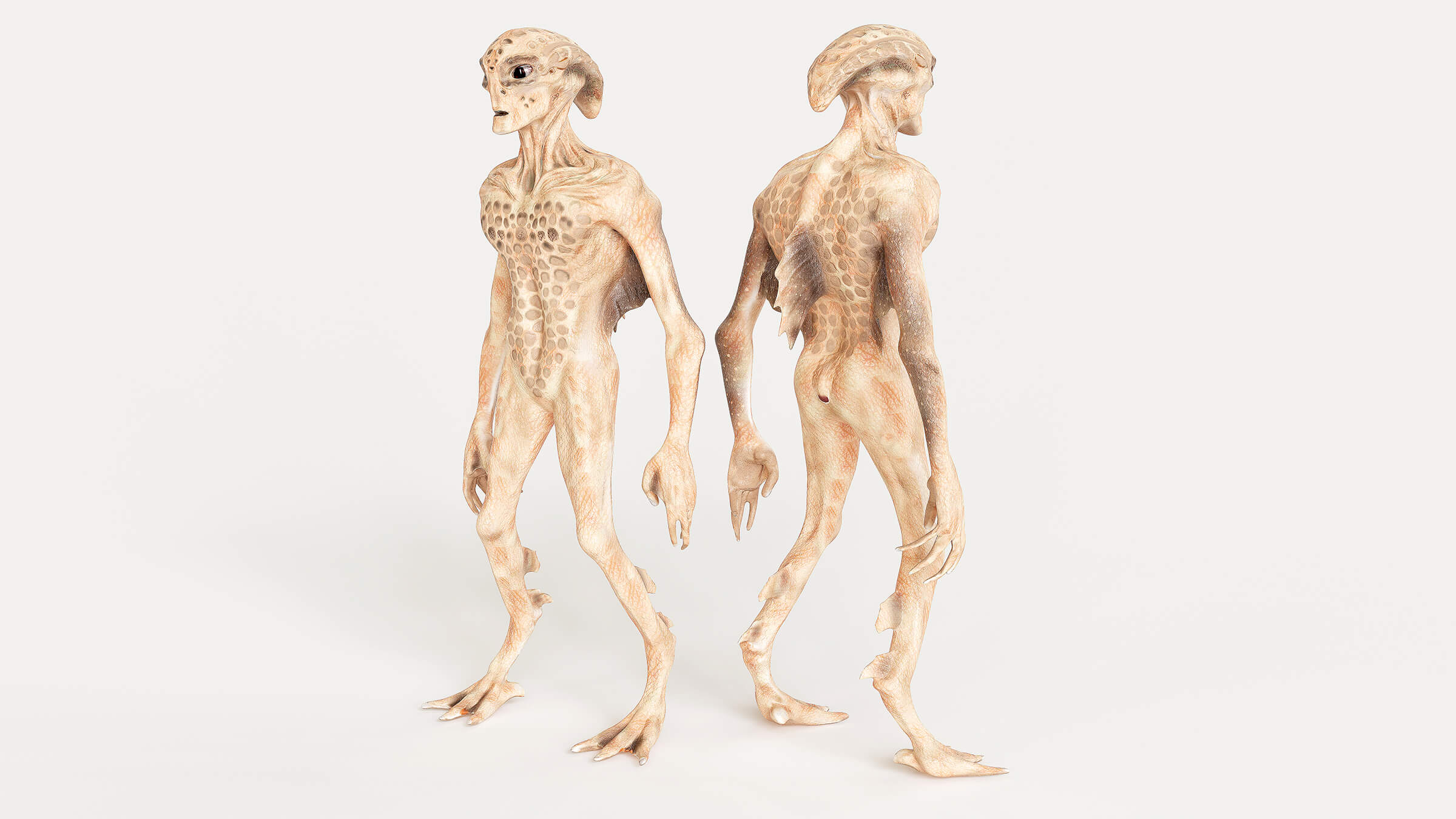 Aquatic Alien Creature - 3D Model by GOLD MASTER