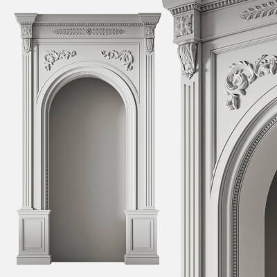 Arch 06. Classic - 3D Model by GOLD MASTER