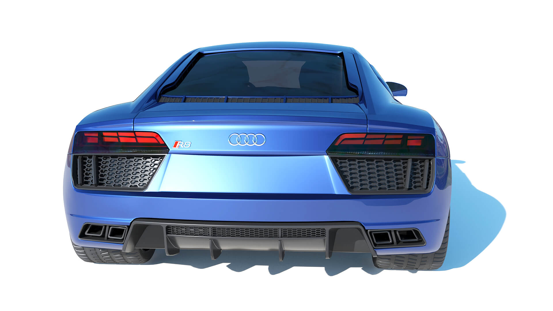 Audi R8 Plus car - 3D Model by GOLD MASTER