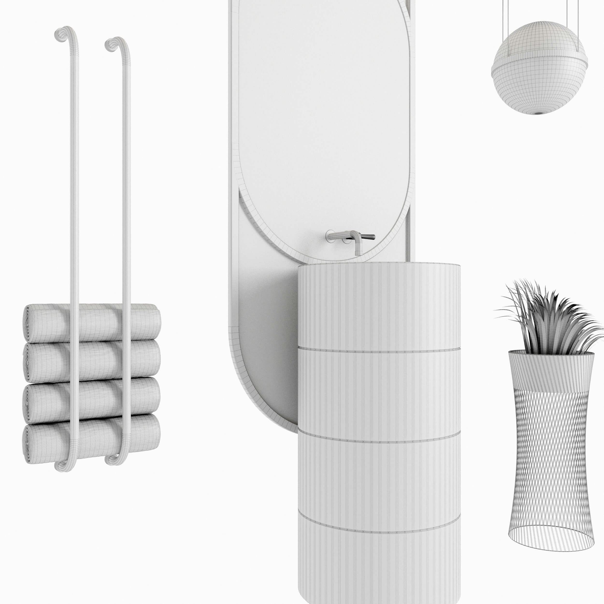 Bathroom 123 - 3D Model by GOLD MASTER