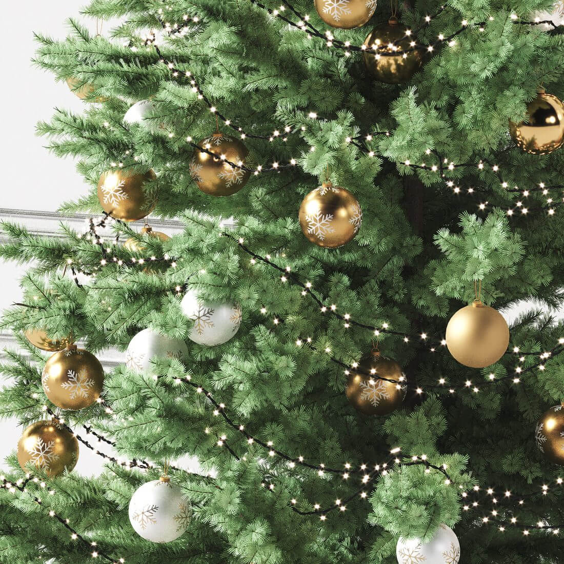 Christmas Tree 13 - 3D Model by GOLD MASTER
