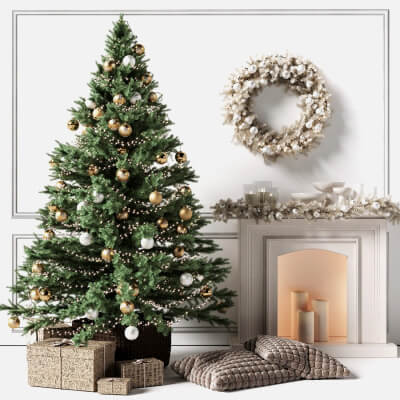 Christmas Tree 13 - 3D Model by GOLD MASTER