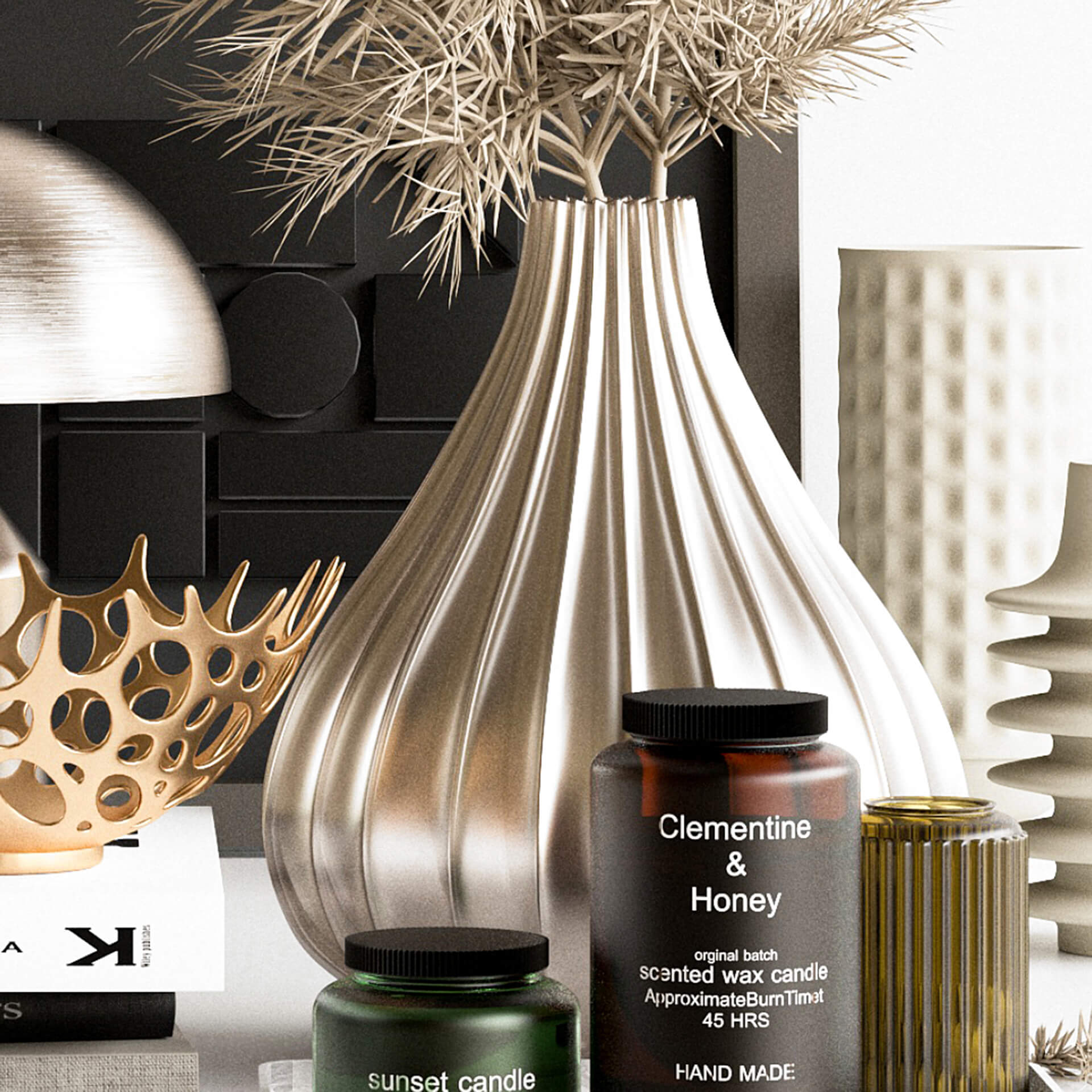 Decorative SET01 - 3D Model by GOLD MASTER