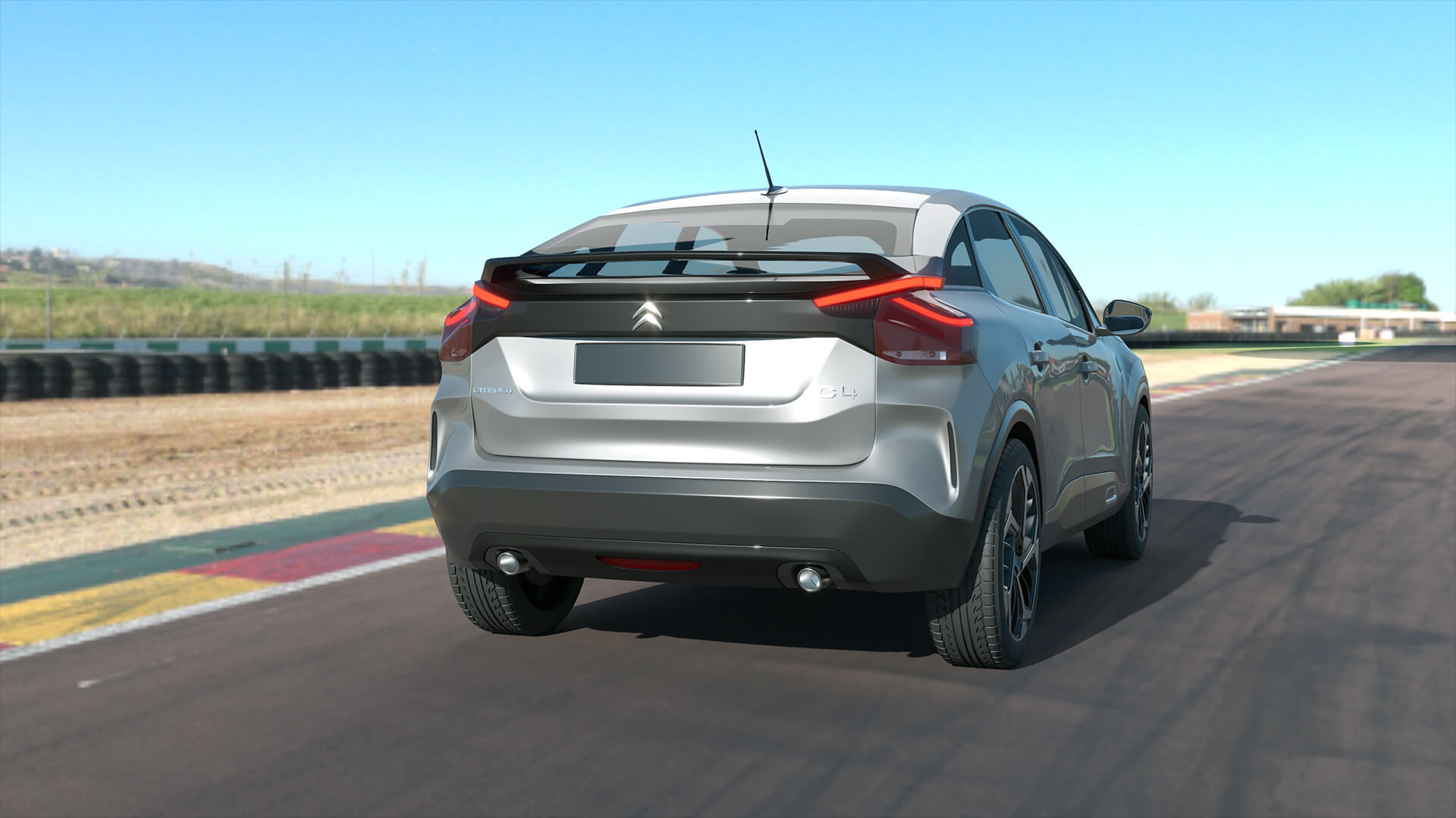 Hatchback Citroen C4 2024 - 3D Model by GOLD MASTER