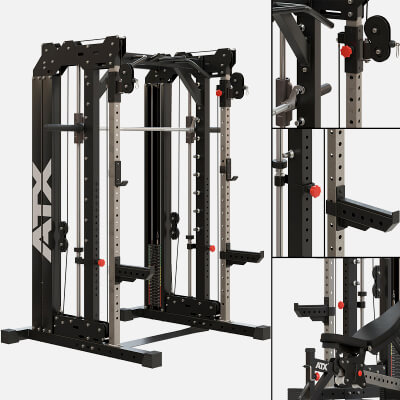 Home Gym Atx Smith Cable Rack Weight Stack - 3D Model by GOLD MASTER