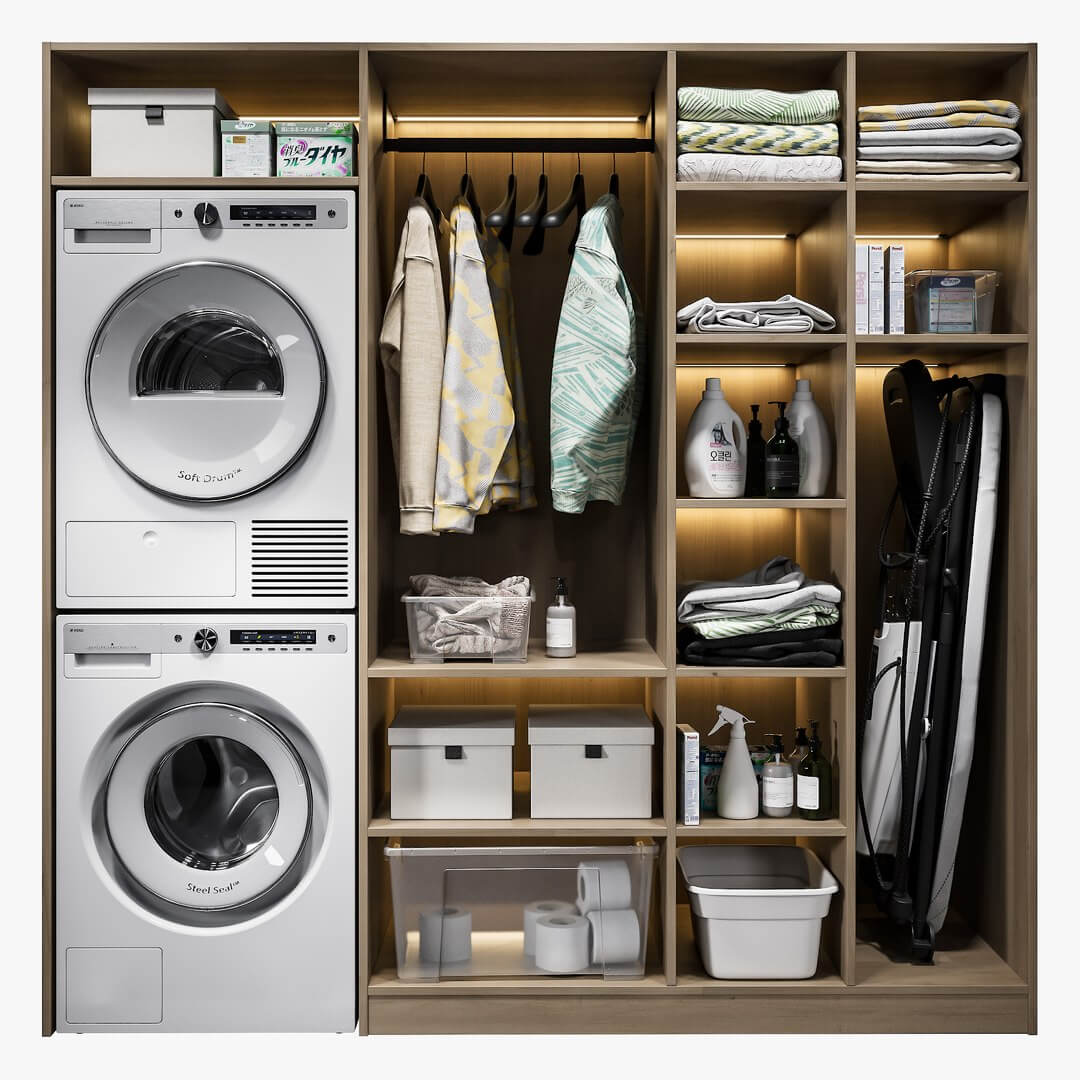 Laundry Room1 - 3D Model by GOLD MASTER