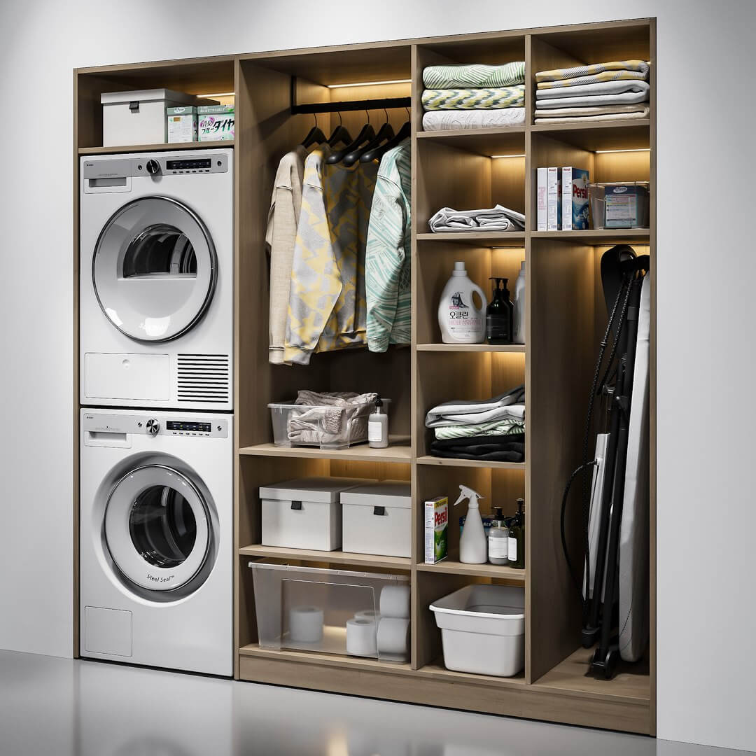 Laundry Room1 - 3D Model by GOLD MASTER
