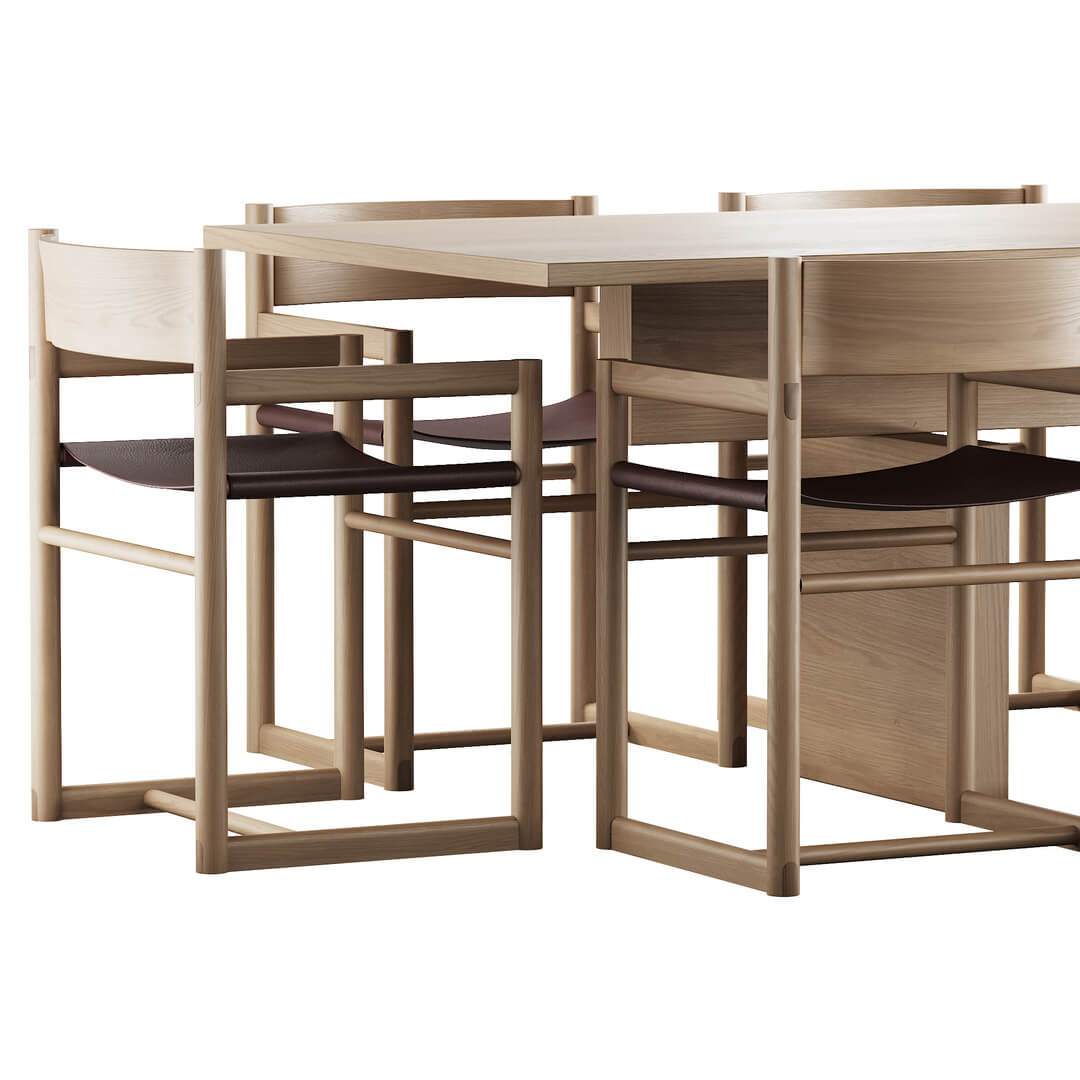 Plane Dining Table - 3D Model by GOLD MASTER