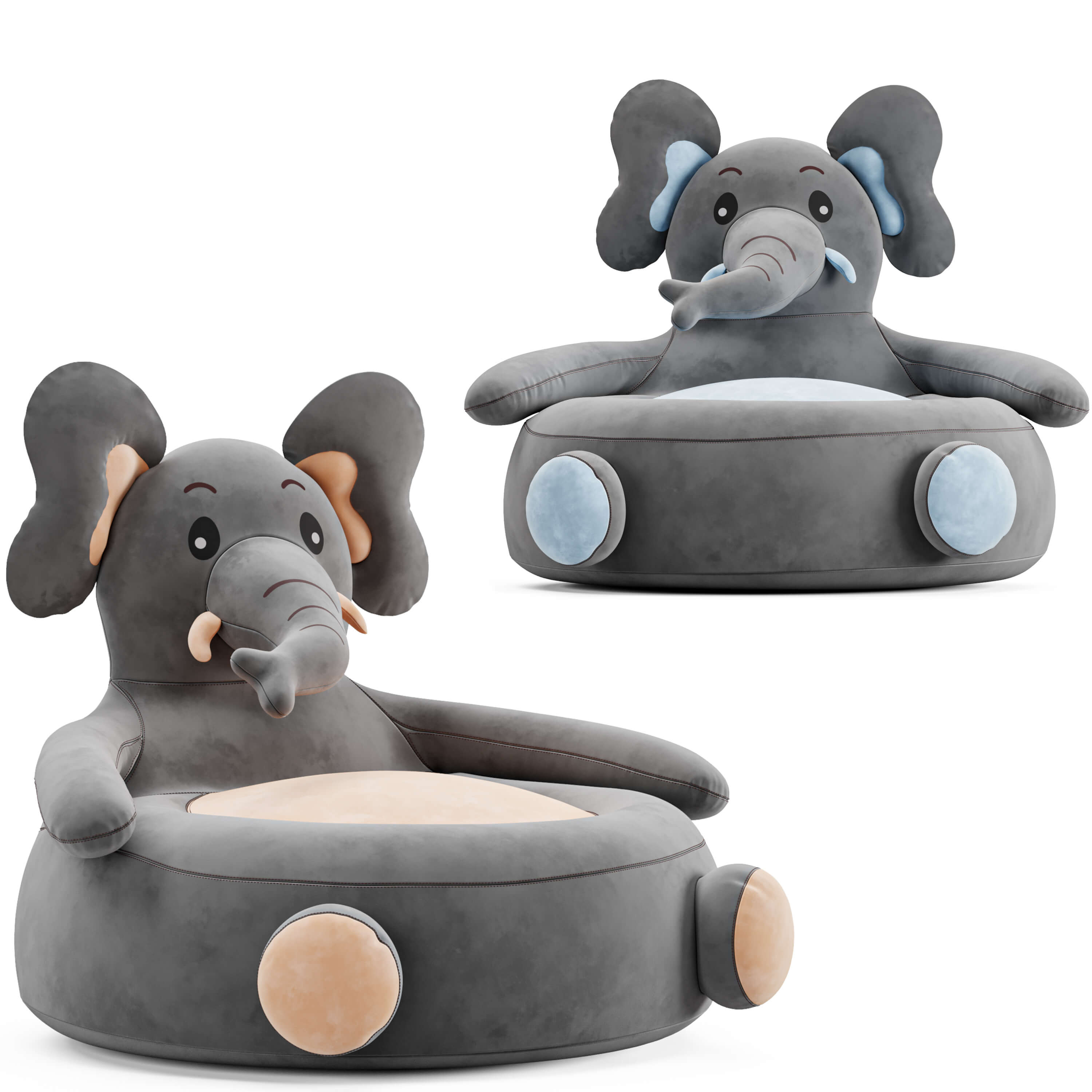 Elephant Chair - 3D Model by GOLD MASTER