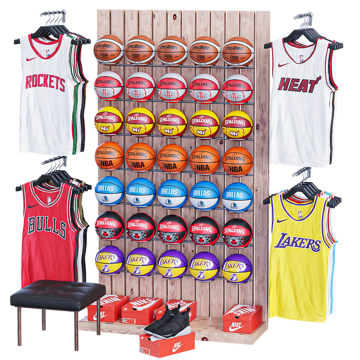 Sport Shop 04 - 3D Model by GOLD MASTER