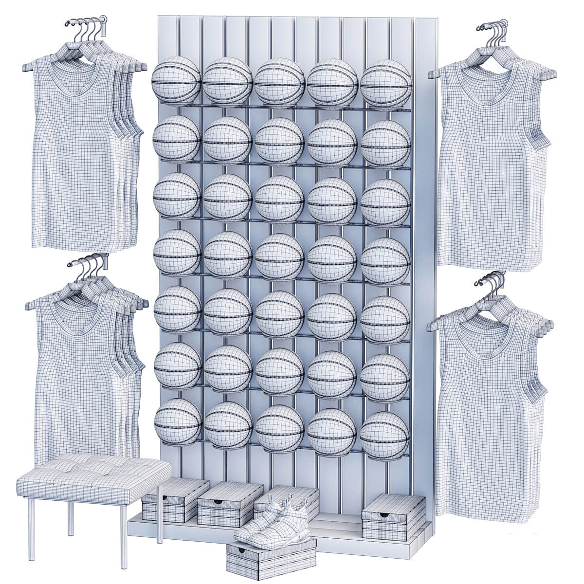 Sport Shop 04 - 3D Model by GOLD MASTER
