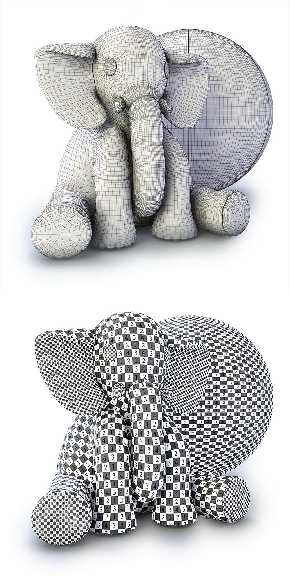 Toy Elephant - 3D Model by GOLD MASTER