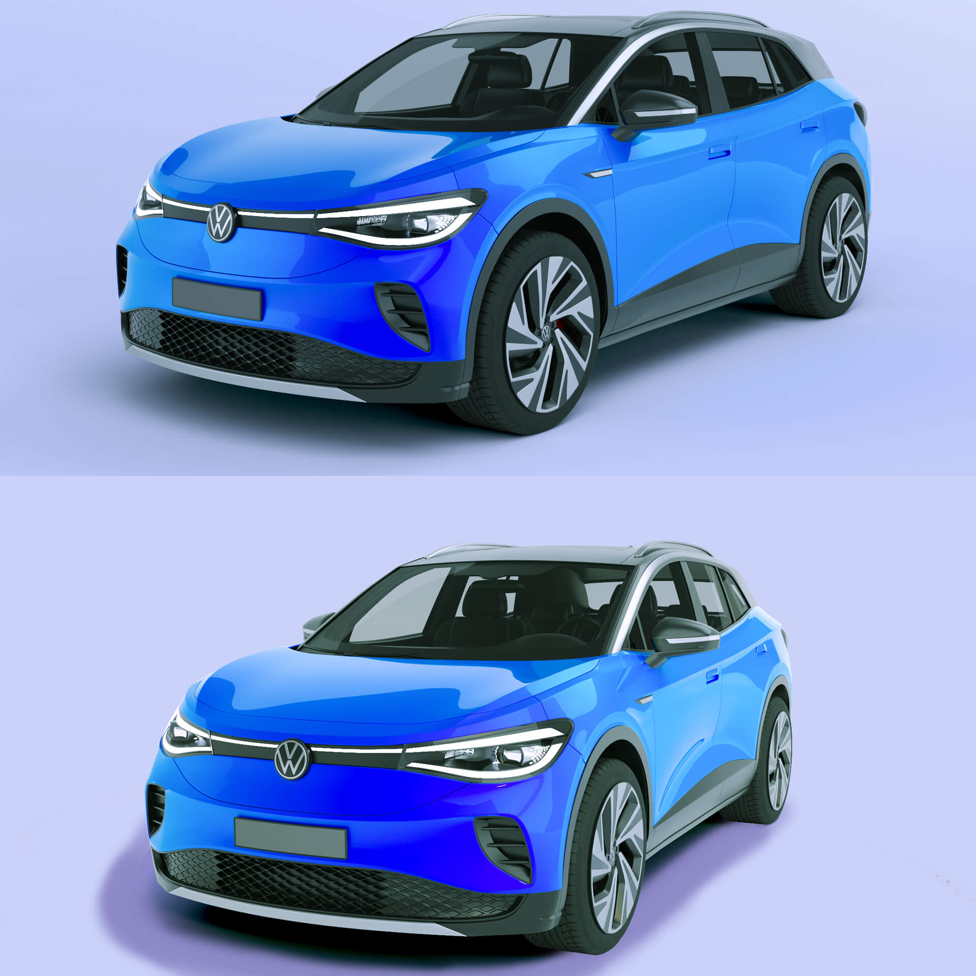 VW ID 4 2025 Volkswagen - 3D Model by GOLD MASTER