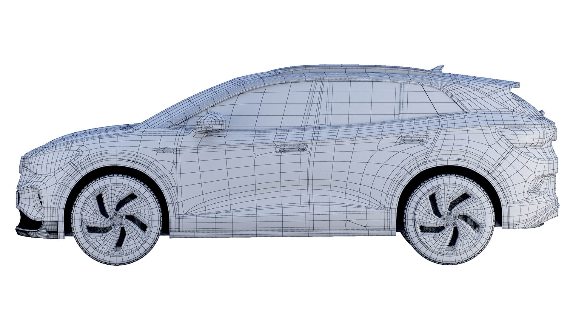 VW ID 4 2025 Volkswagen - 3D Model by GOLD MASTER