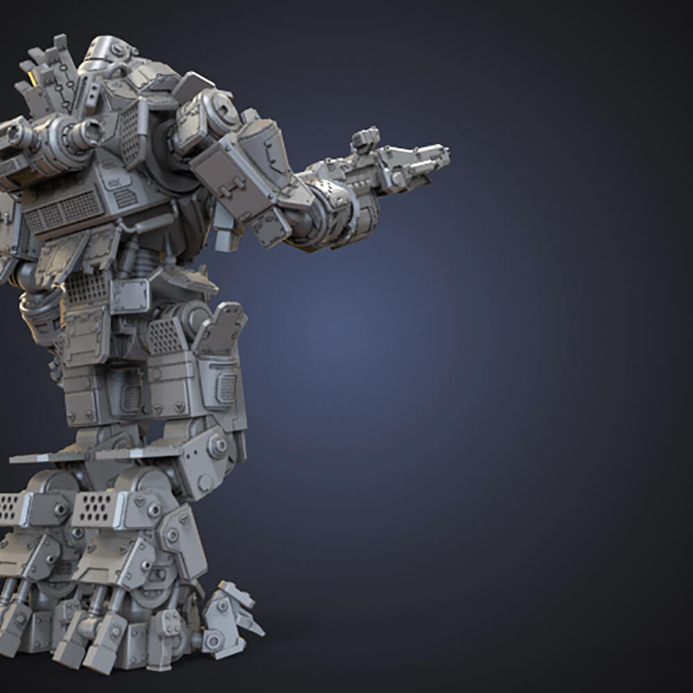 Battle Robot Atlas Titan - 3D Model by goldenriveth02