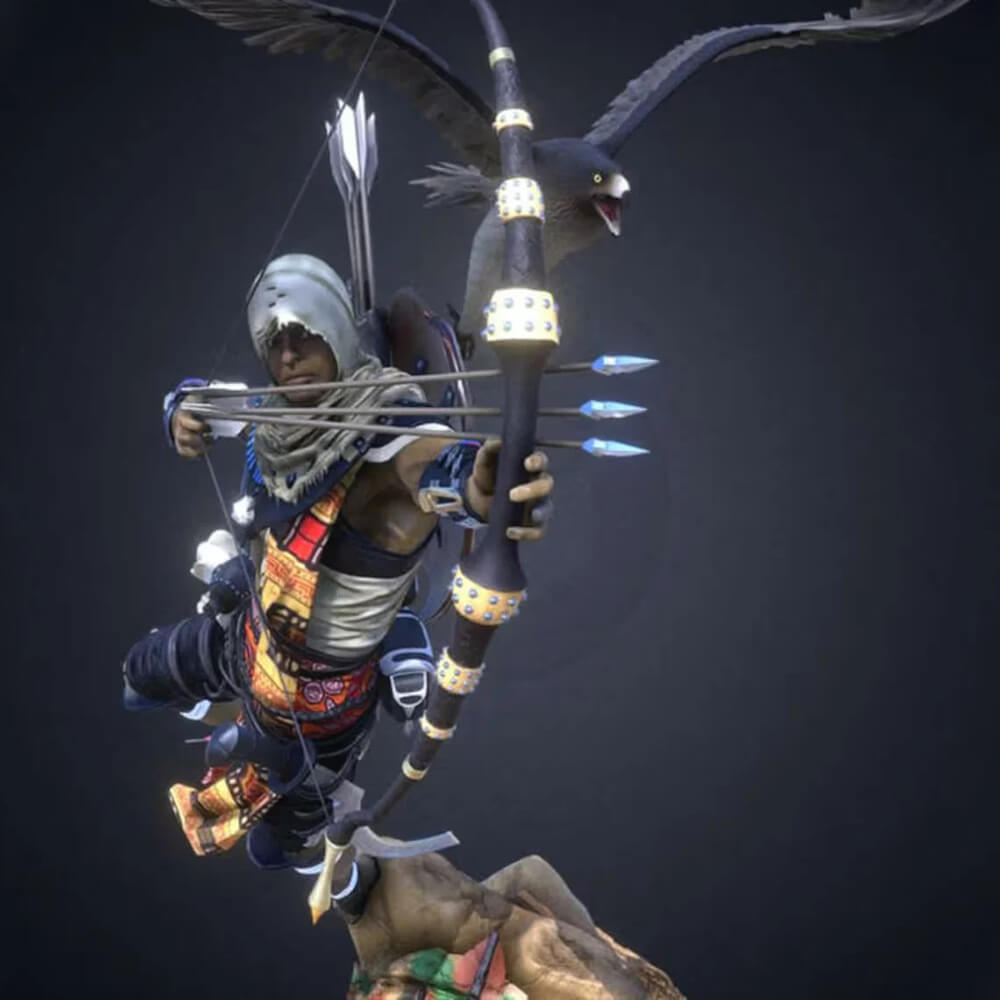 Bayek Assassin Creed Origins Dawn of The Creed - 3D Model by goldenriveth02