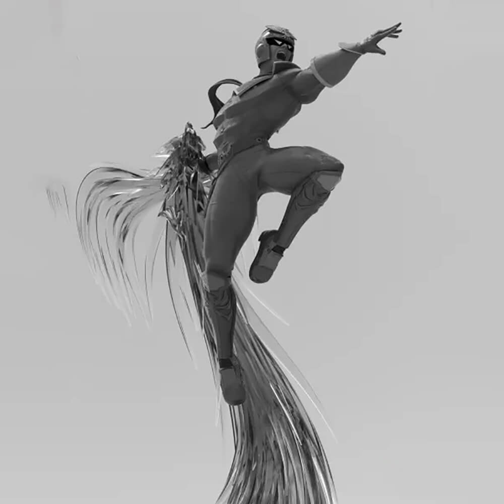 Captain Falcon - 3D Model by goldenriveth02