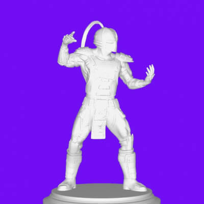 Cyrax Sektor Smoke MK - 3D Model by goldenriveth02