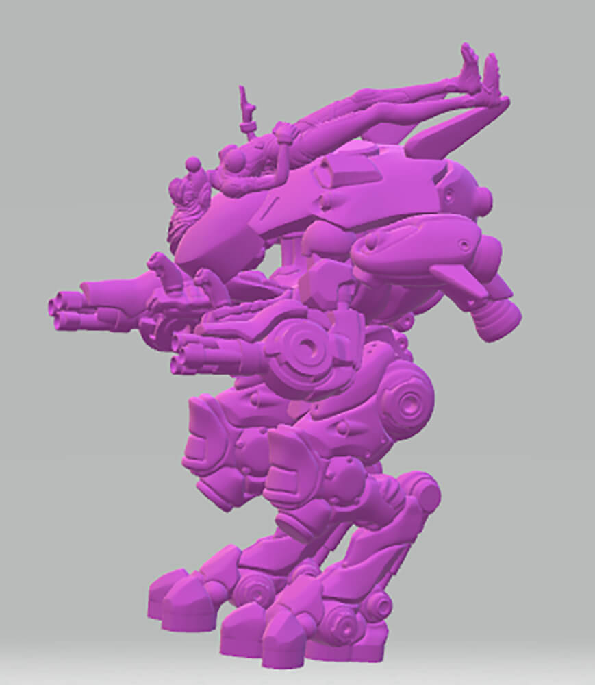 D.Va MEKA Victory - 3D Model by goldenriveth02