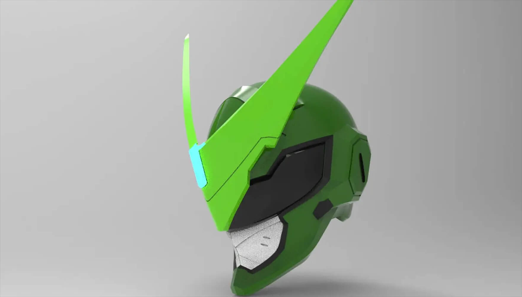 Genji Sentai Helmet Overwatch - 3D Model by goldenriveth02