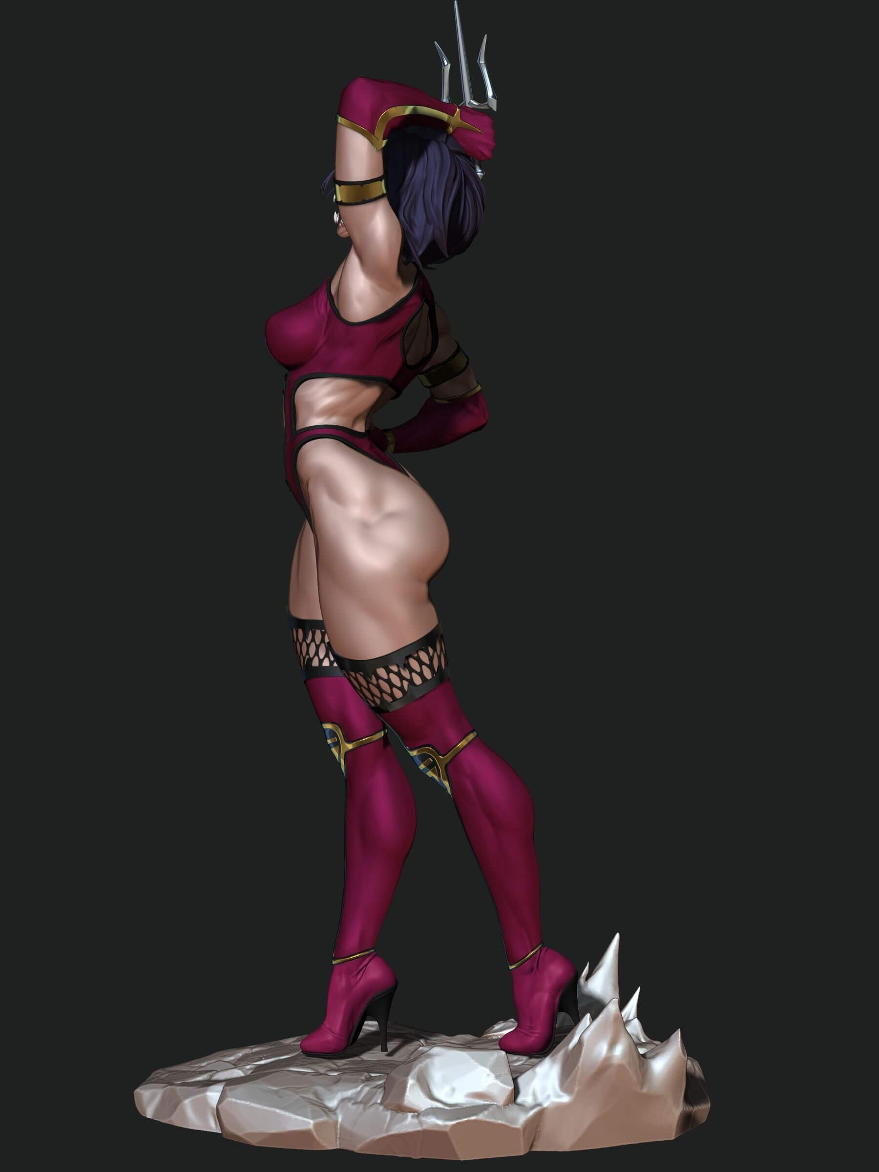 Mileena Mortal Kombat - 3D Model by goldenriveth02