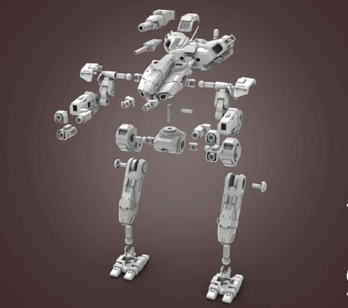 MWO BattleTech Marauder - 3D Model by goldenriveth02