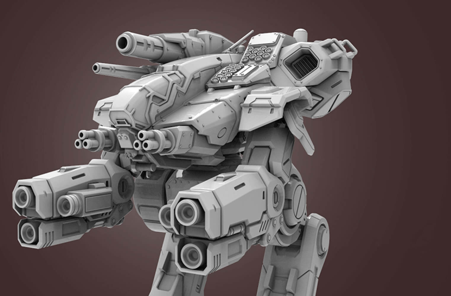 MWO BattleTech Marauder - 3D Model by goldenriveth02