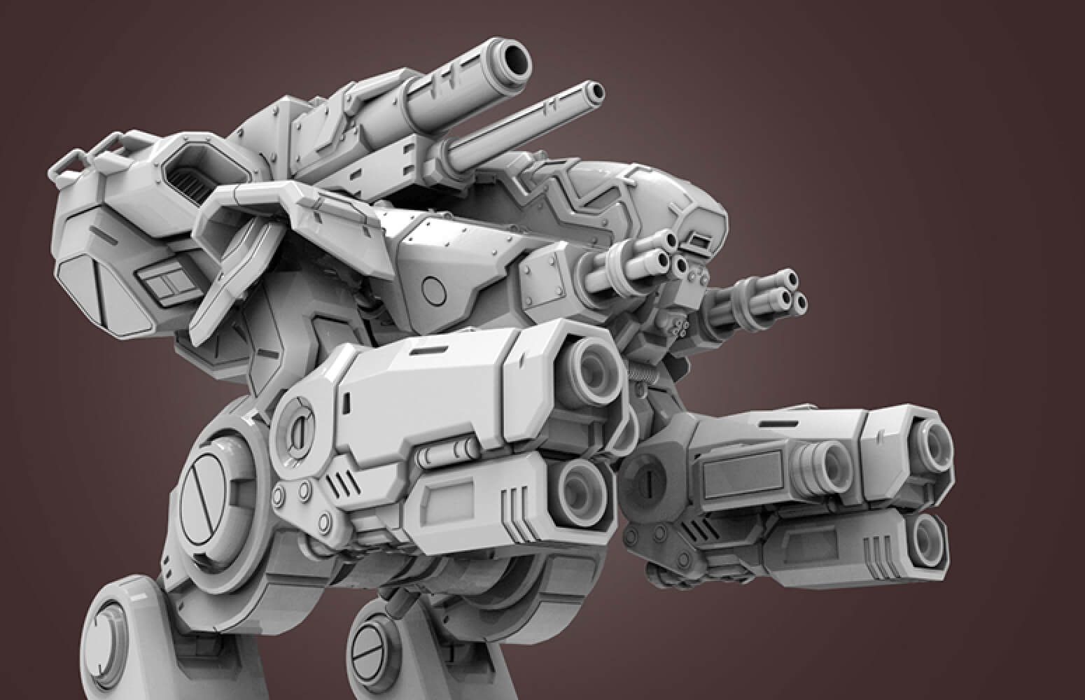MWO BattleTech Marauder - 3D Model by goldenriveth02