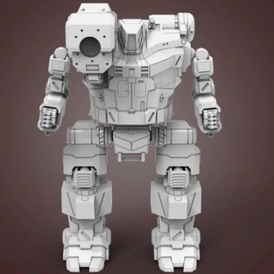 MWO Hunchback - 3D Model by goldenriveth02
