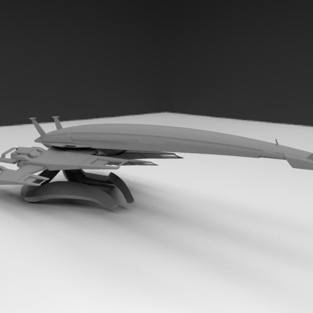 Normandy SR-2 3D Model by goldenriveth02