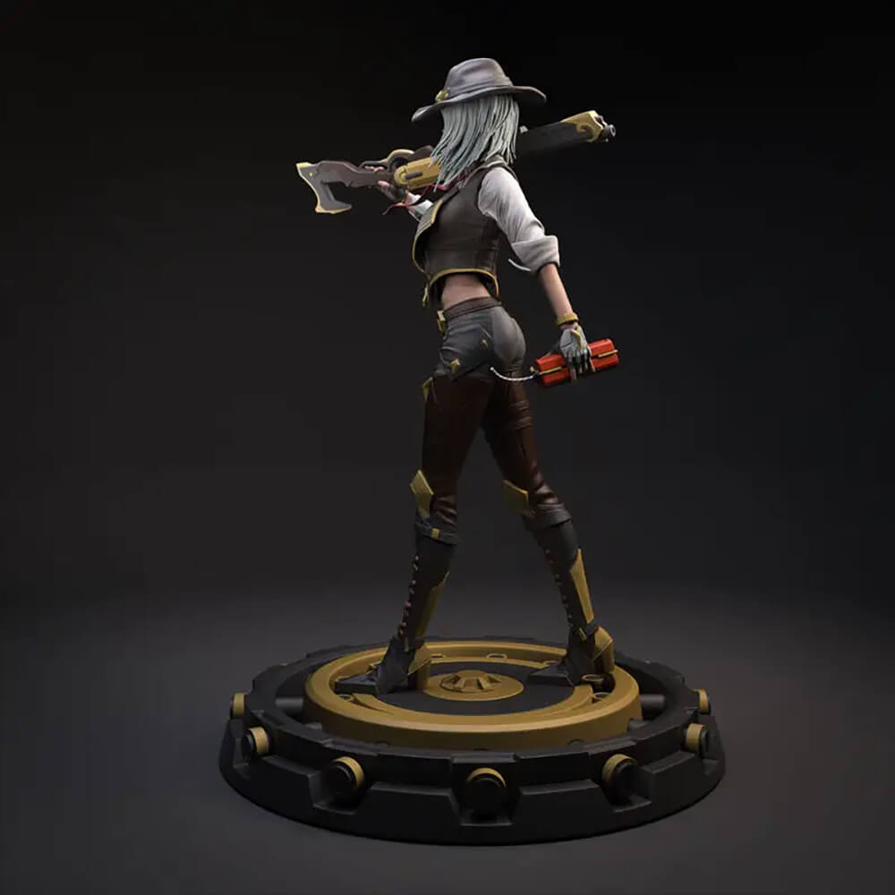 Overwatch Ashe - 3D Model by goldenriveth02