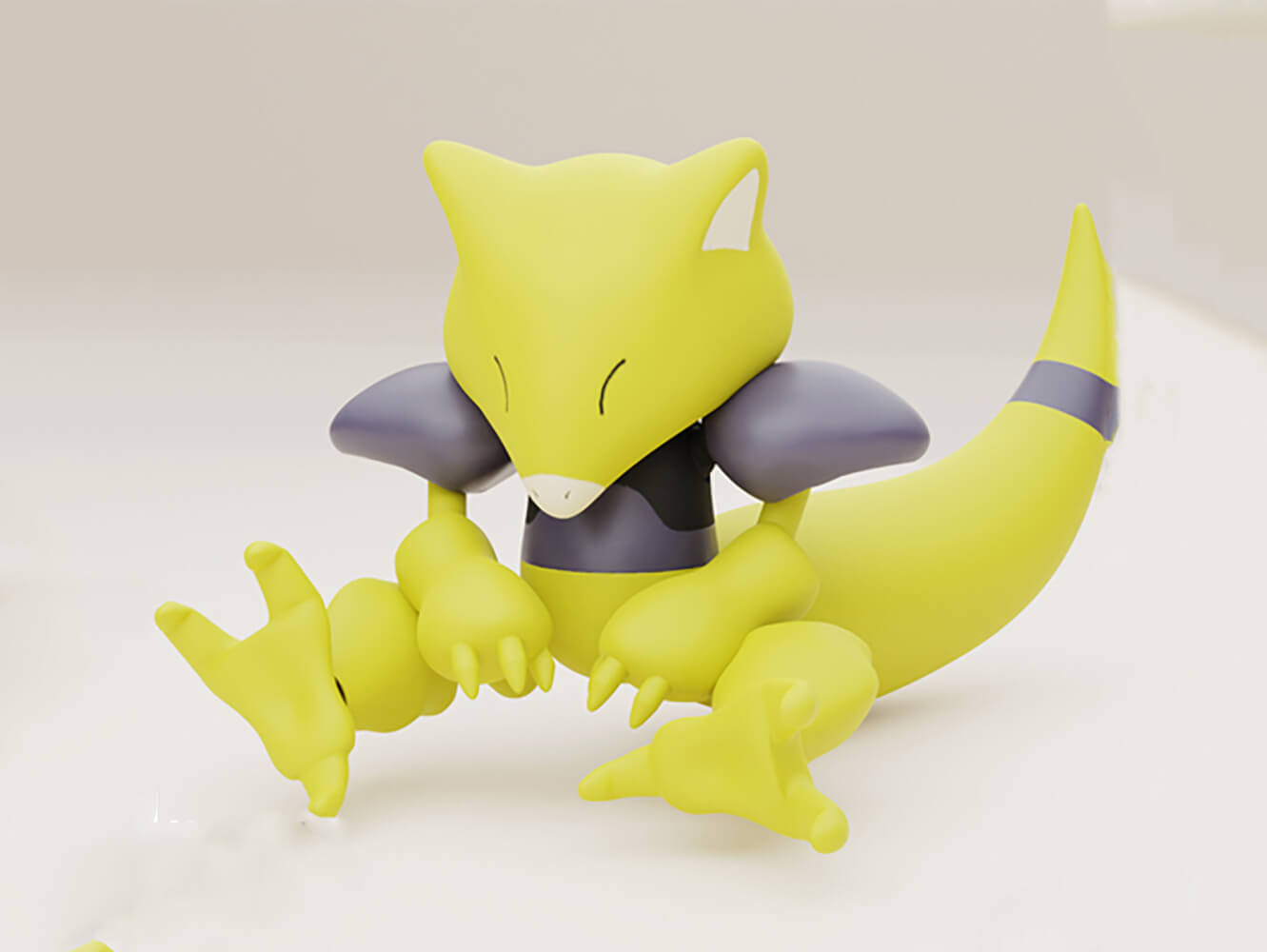 Pokémon Abra - 3D Model by goldenriveth02